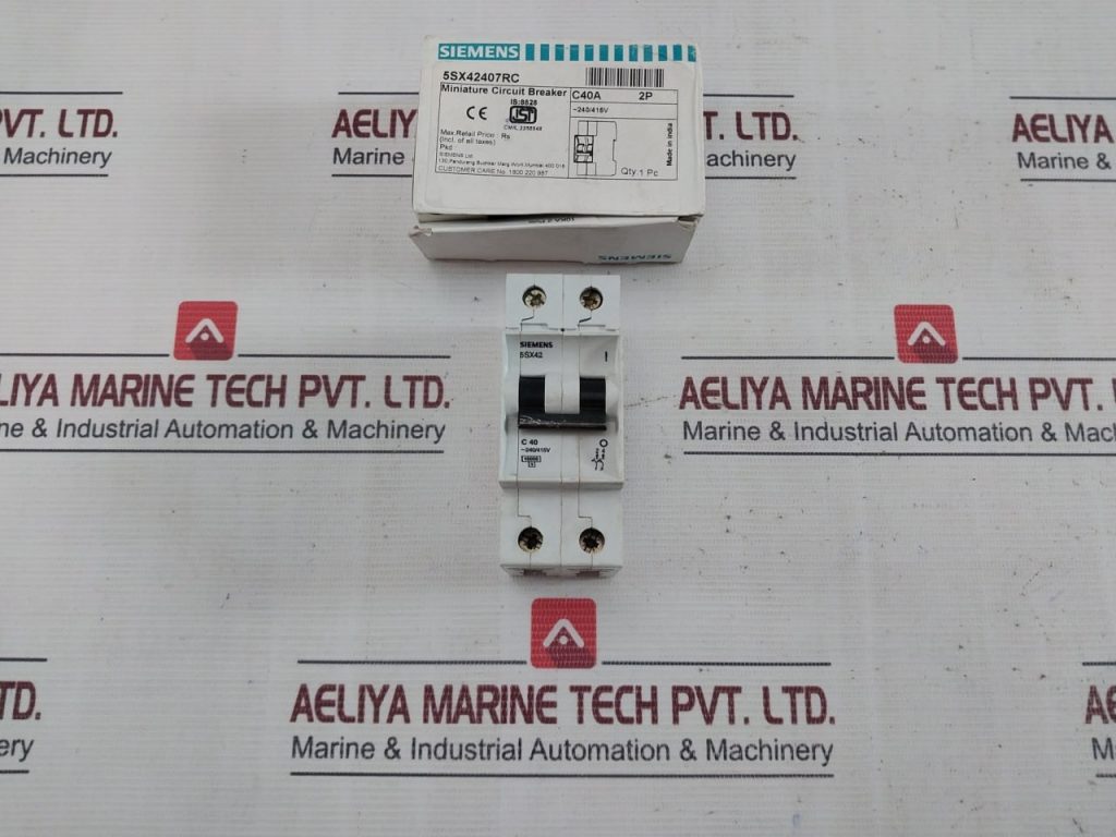 Siemens 5sx42407rc Miniature Circuit Breaker 415v - Aeliya Marine