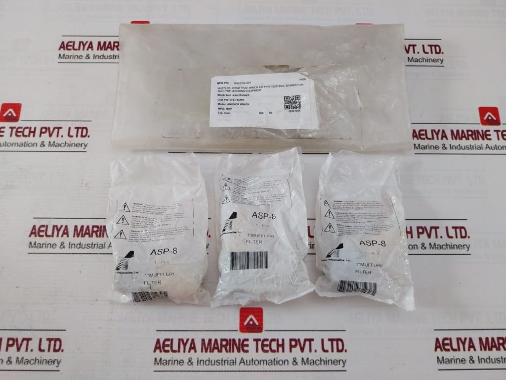 Arrow Pneumatics Asp-8 Pneumatic Exhaust Muffler - Aeliya Marine