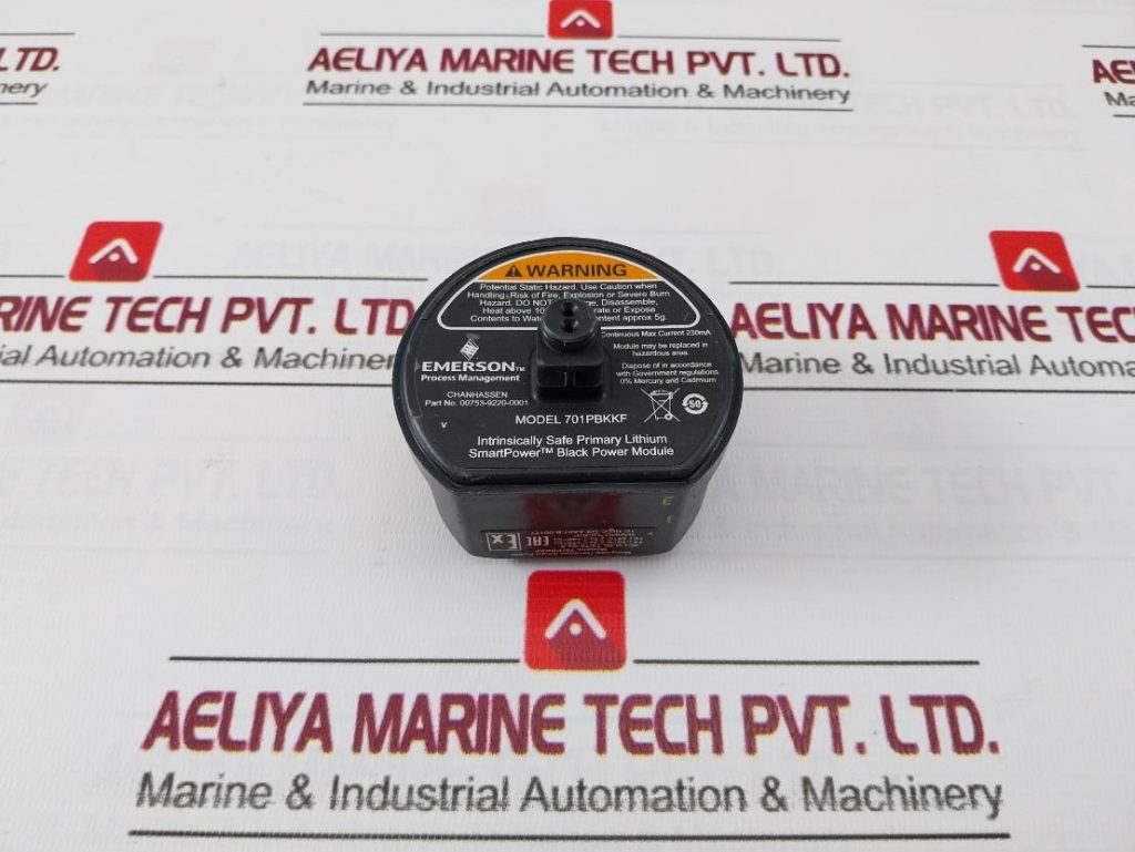 Emerson 701pbkkf Safe Primary Lithium Black Power Module - Aeliya Marine