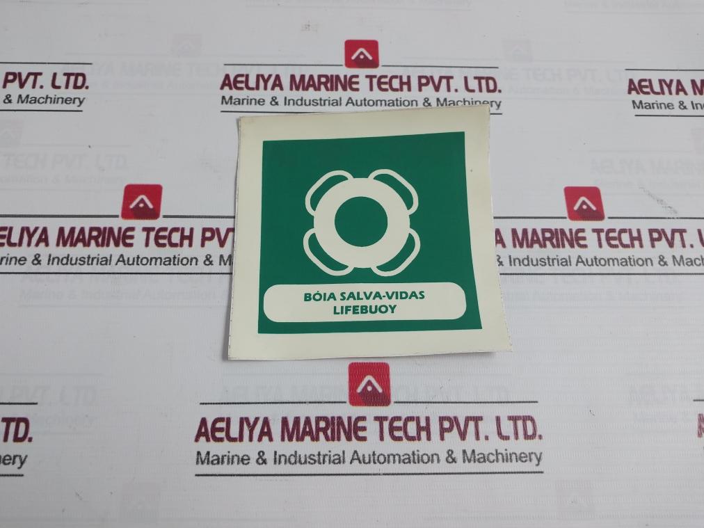 Lifebuoy Imo Sign Sticker - Aeliya Marine