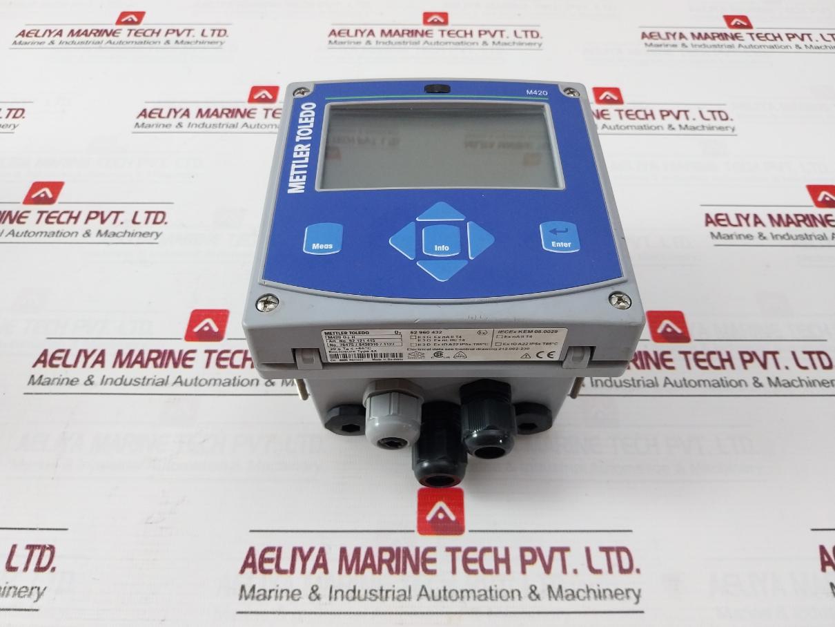 Mettler Toledo M420 O2 H Transmitter 65°C - Aeliya Marine