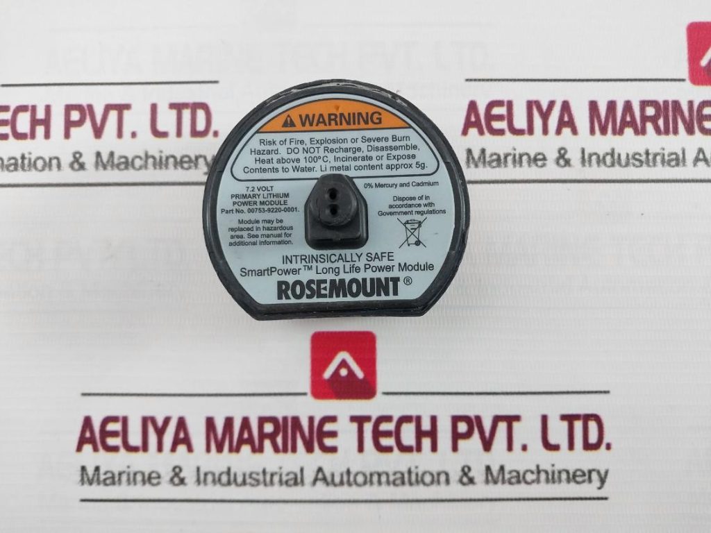 Rosemount 00753-9220-0001 Volt Primary Lithium Power Module - Aeliya Marine