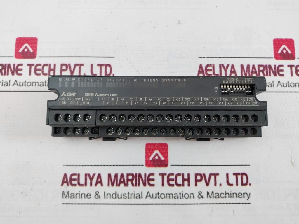 Mitsubishi Electric Aj65sbtb1-32d Plc Cc-Link Input/Output Module 24v - Aeliya Marine