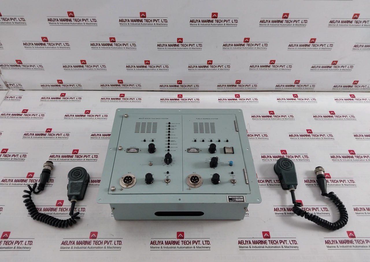 Nippon Hakuyo 0he-1075 Public Address System Control Panel 600ω ...