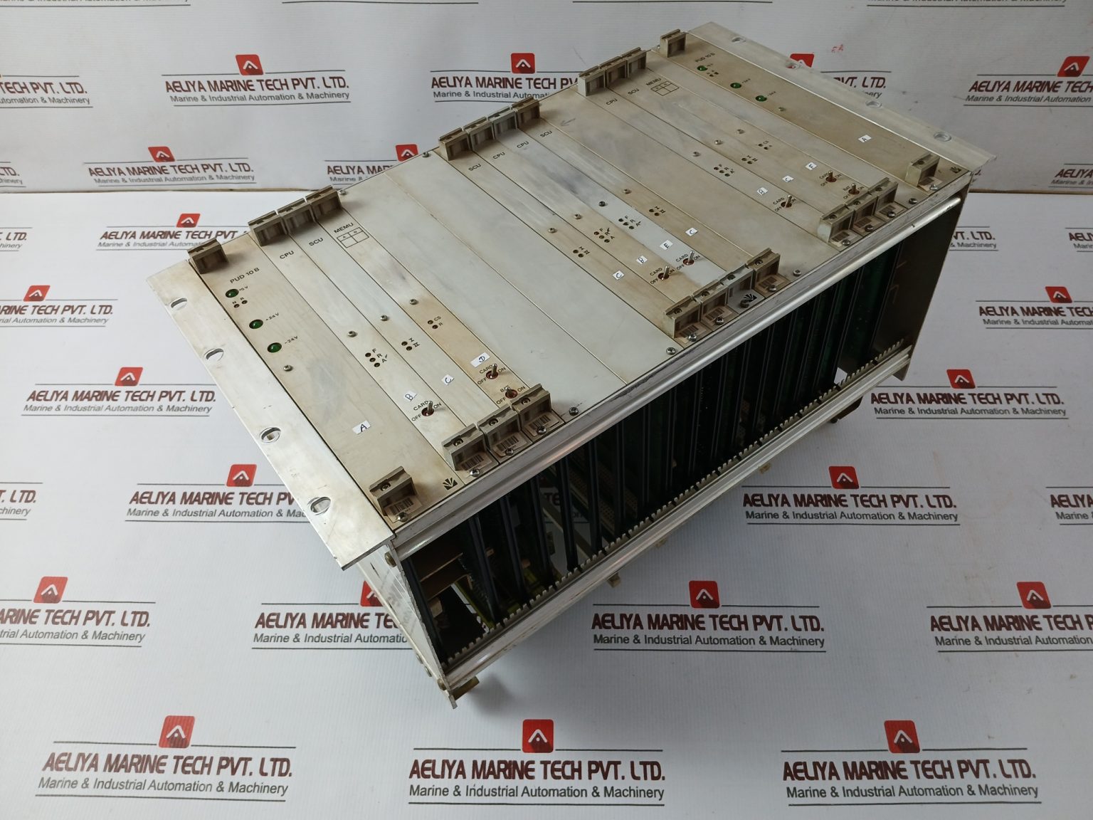 Valmet Automation Pud-10b Power Supply Rack With Cpu, Scu, Memu Module ...