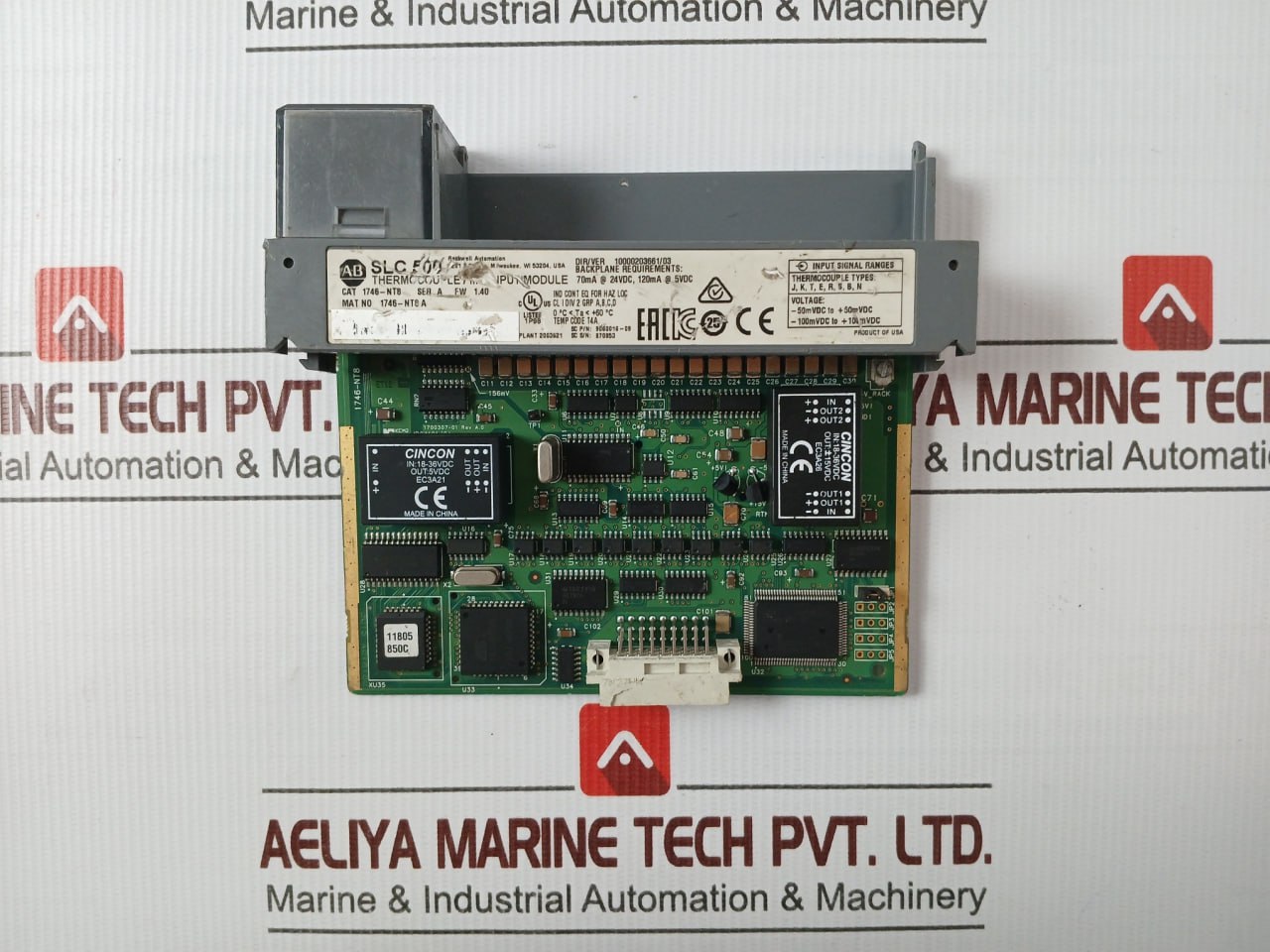 Allen-Bradley 1746-Nt8 Thermocouple/Mv Input Module 24v - Aeliya Marine