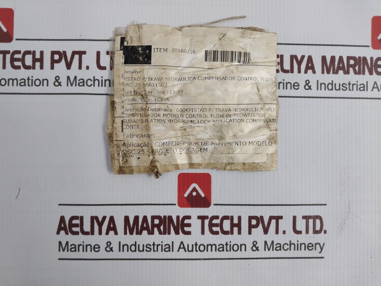 Control Flow 966113-02 Piston For Hydraulic Lock Compensator - Aeliya ...