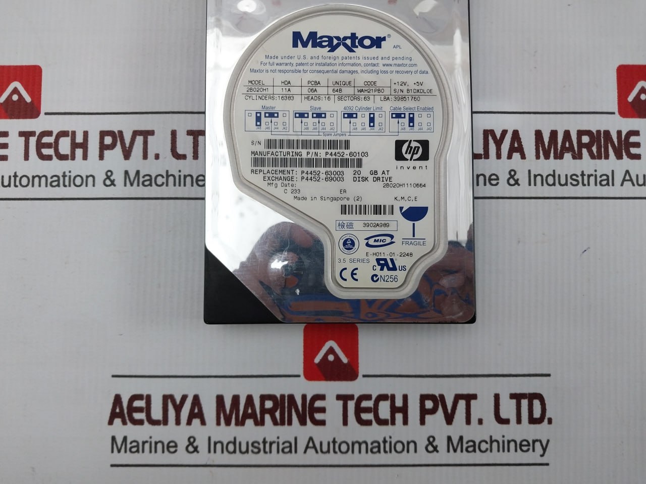 Maxtor 2b020h1 Hard Disk Drive 94v - Aeliya Marine