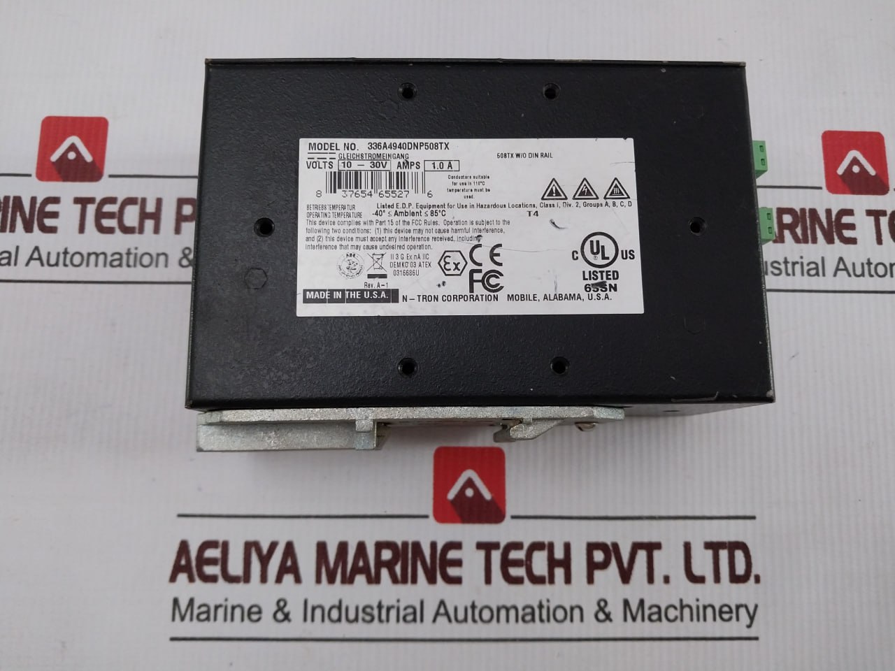 N-Tron 336a4940dnp508tx W/O Din Rail Industrial Ethernet Switch 110°C ...