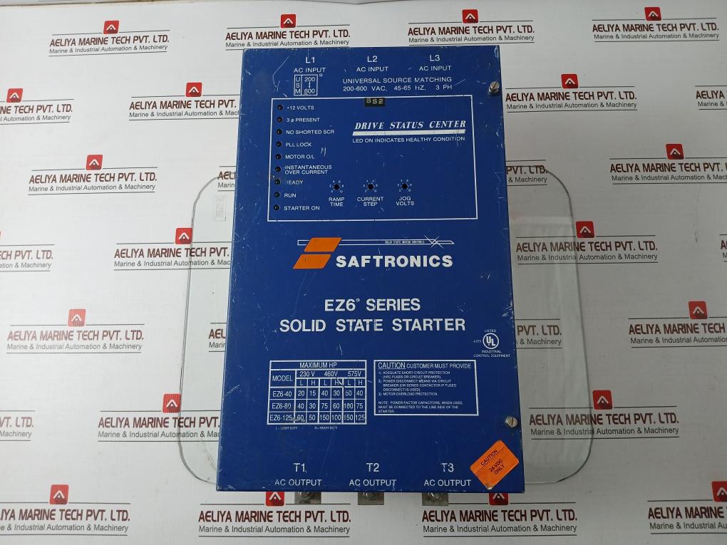Saftronics Ez6-80 Series 3-Phase Solid State Starter 240 V - Aeliya Marine