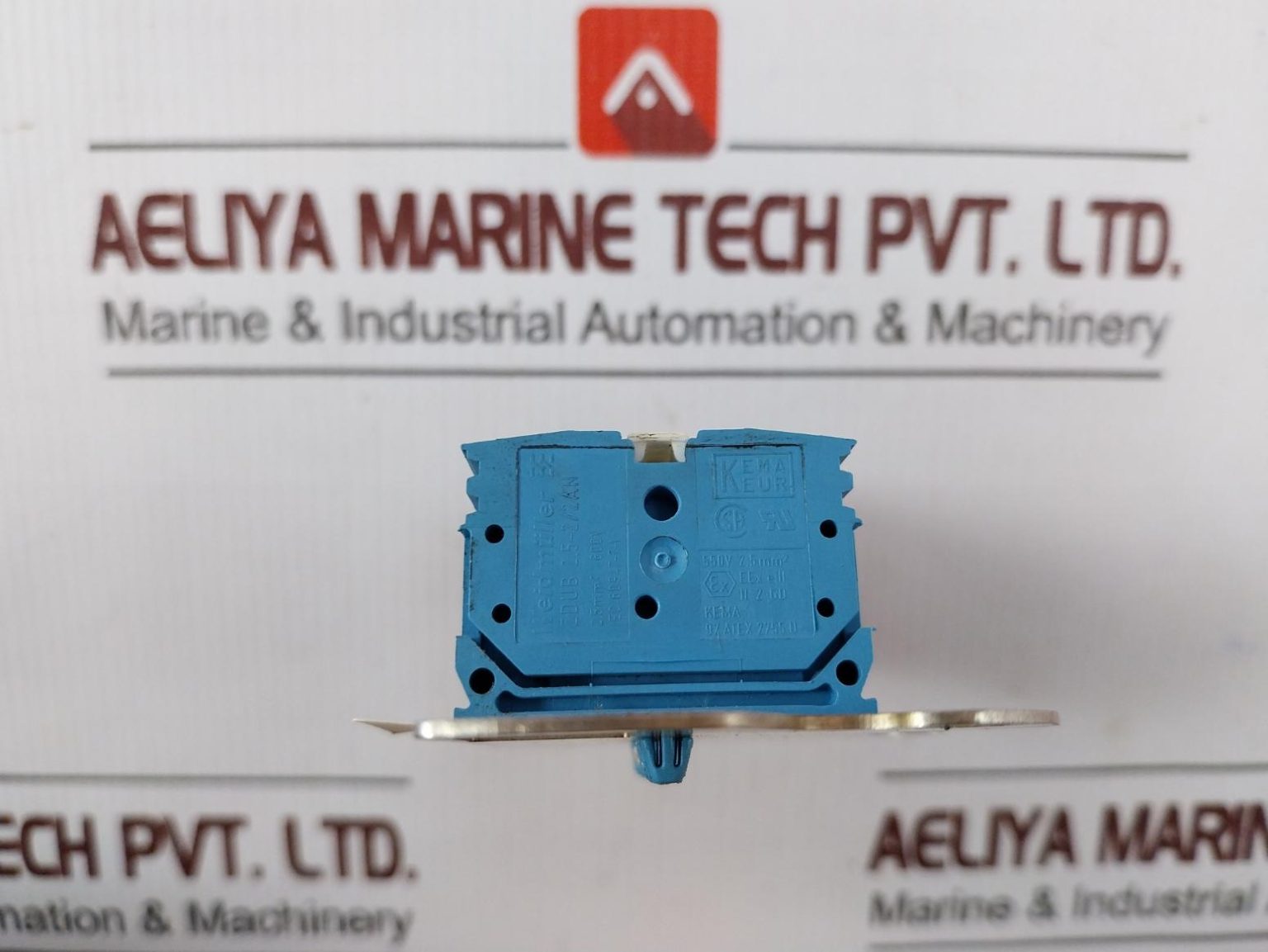 Weidmuller Zdub 2,5-2/2an Feed‑Through Terminal Block 600v - Aeliya Marine