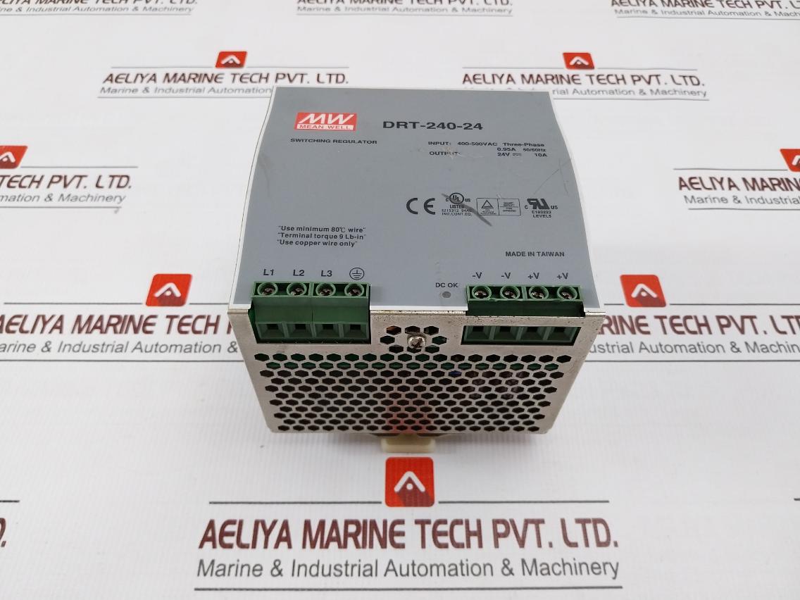 Mean Well Drt-240-24 Rail Power Supply 500v - Aeliya Marine