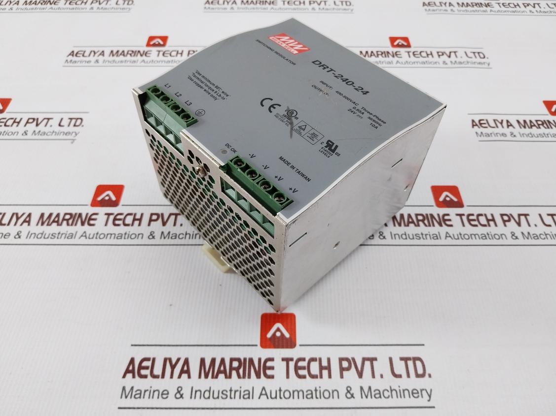 Mean Well Drt-240-24 Rail Power Supply 500v - Aeliya Marine